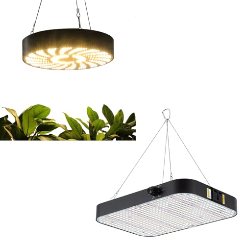 FECiDA Grow Tent Light 200W and UFO 130W Dimmable