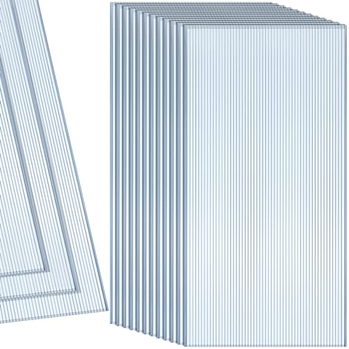 Hotop Polycarbonate Greenhouse Panels 4' x 2' x 0.24" Double Layer Polycarbonate Panels ...