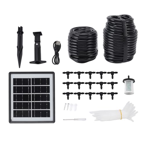 Lybunair Smart DIY Solar Watering Kit, Automatic Drip Irrigation System